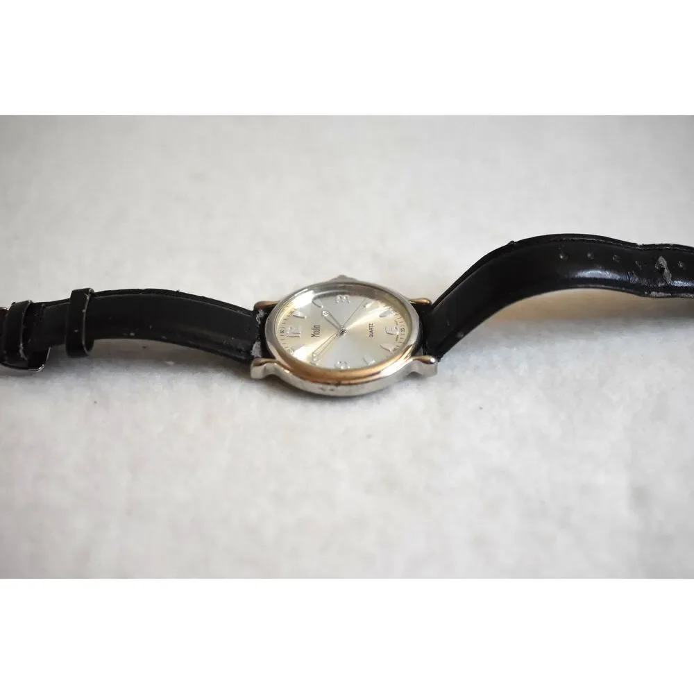 moulin | Accessories | Vintage Moulin Quartz New Battery Works Black ...